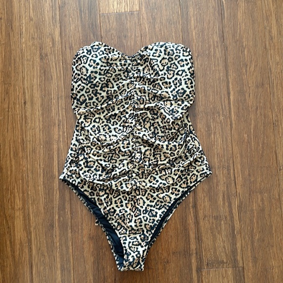 Zara | Swim | Zara Leopard One Piece Swim Suit | Poshmark